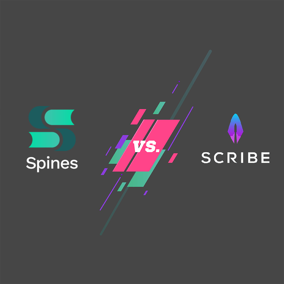 Spines vs Scribe - Publishing Comparison